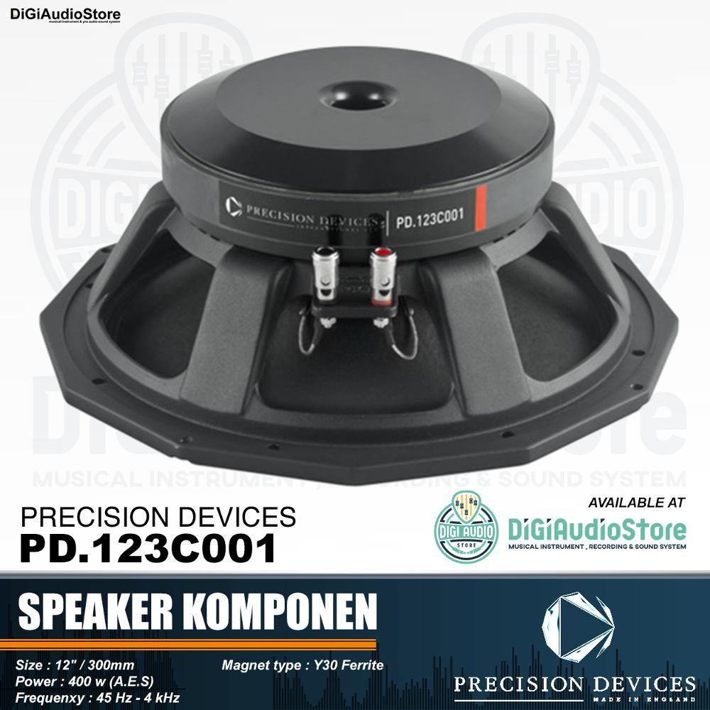 Precision Devices PD.123C001 12 inch 400 Watt Bass Mid Range Speaker ...