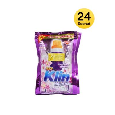 So Klin Liquid Detergent Sachet 20ml (1 Renceng isi 24 Sachet)