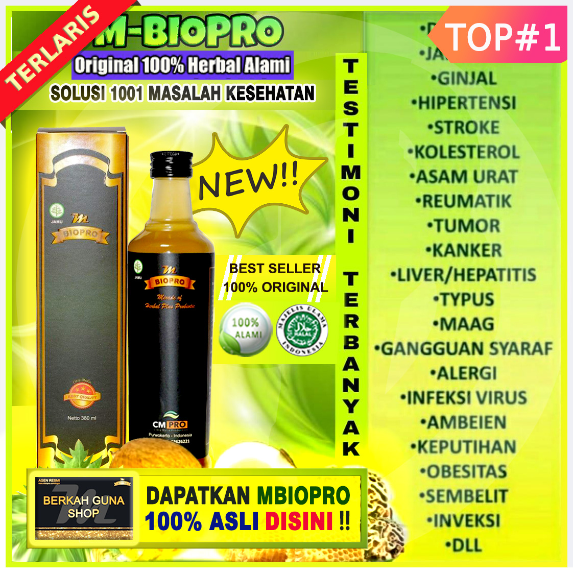 TERLARIS !! MBIOPRO Herbal M BIOPRO Plus Testimoni Batuk M BIO PRO ...