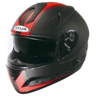 Helm Zeus Z806 ii43 Matt Black Red | Produk Diskon Katalog