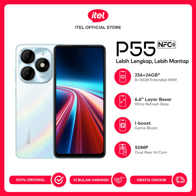 [New] Itel P55 NFC RAM 8 + 256GB - Layar 90Hz Punch Hole - UFS memory ...