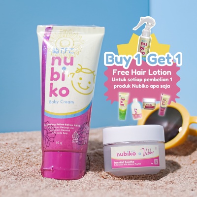 [FREE HAIR LOTION] Bundling Nubiko Baby cream + Nubiko Essential Soothe ...